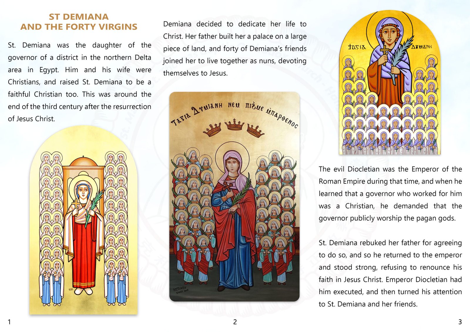 St Demiana and the Forty Virgins - St. Thomas